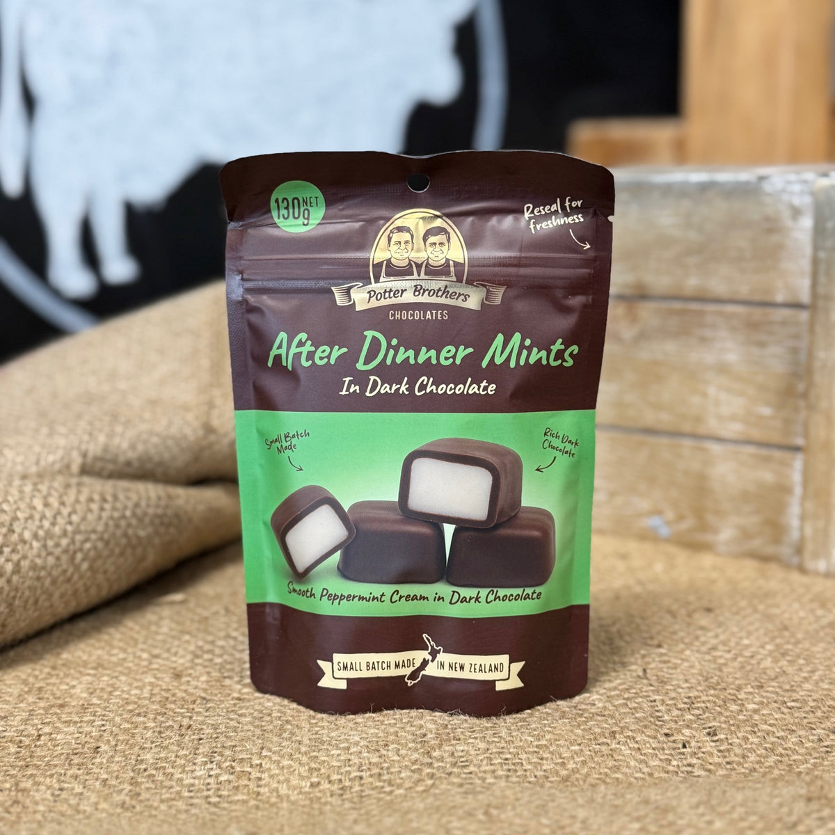 Potter Brothers Chocolates After Dinner Mints, 130g – Over the Moon Dairy